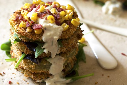 “Fried” Green Tomato Stack | Tasty Kitchen: A Happy Recipe Community!